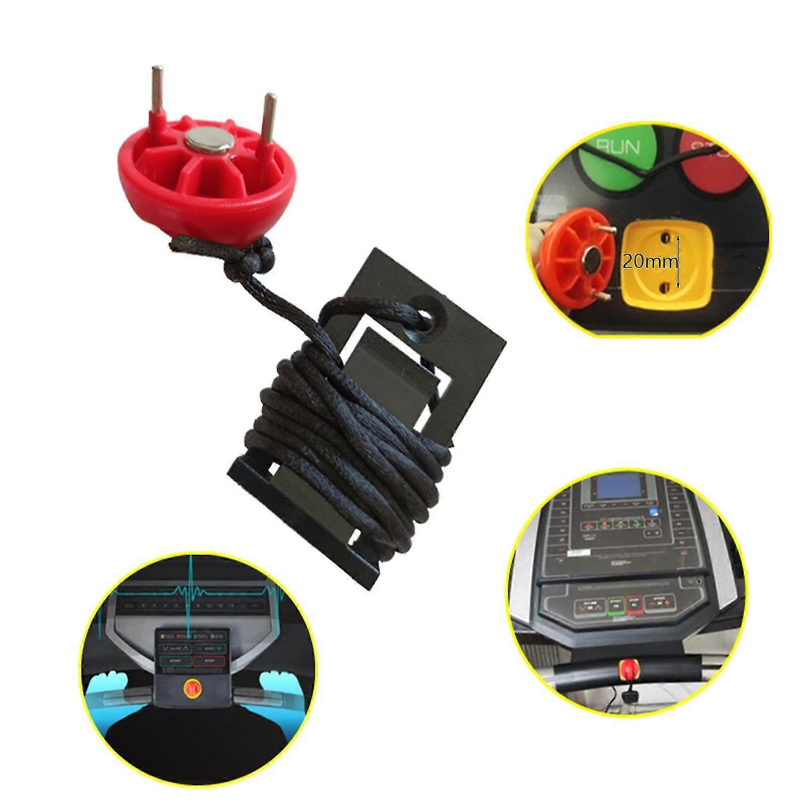 Running Machine Safety Key Treadmill Switch Gym Round Plug | Fruugo UK