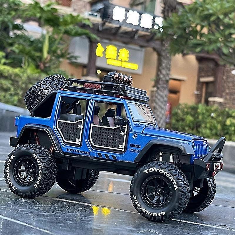 1:24 Jeeps Wrangler Rubicon Alloy Pickup Car Model Diecasts Metal Toy ...