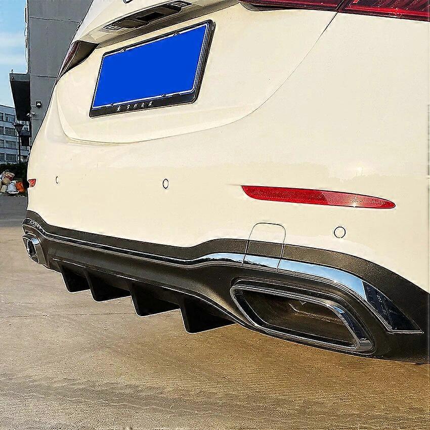 Rear Bumper Spoiler Rear Blade Wind Rear Lip Modification For Mercedes ...