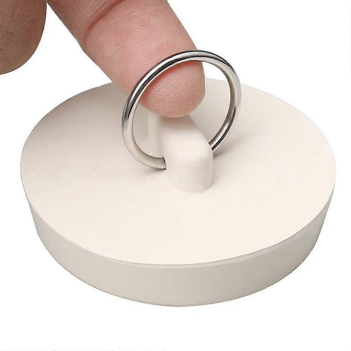 2in White Rubber Wash Basin Bathtub Plug Sink Plug Drain Pipe Plug Sink ...