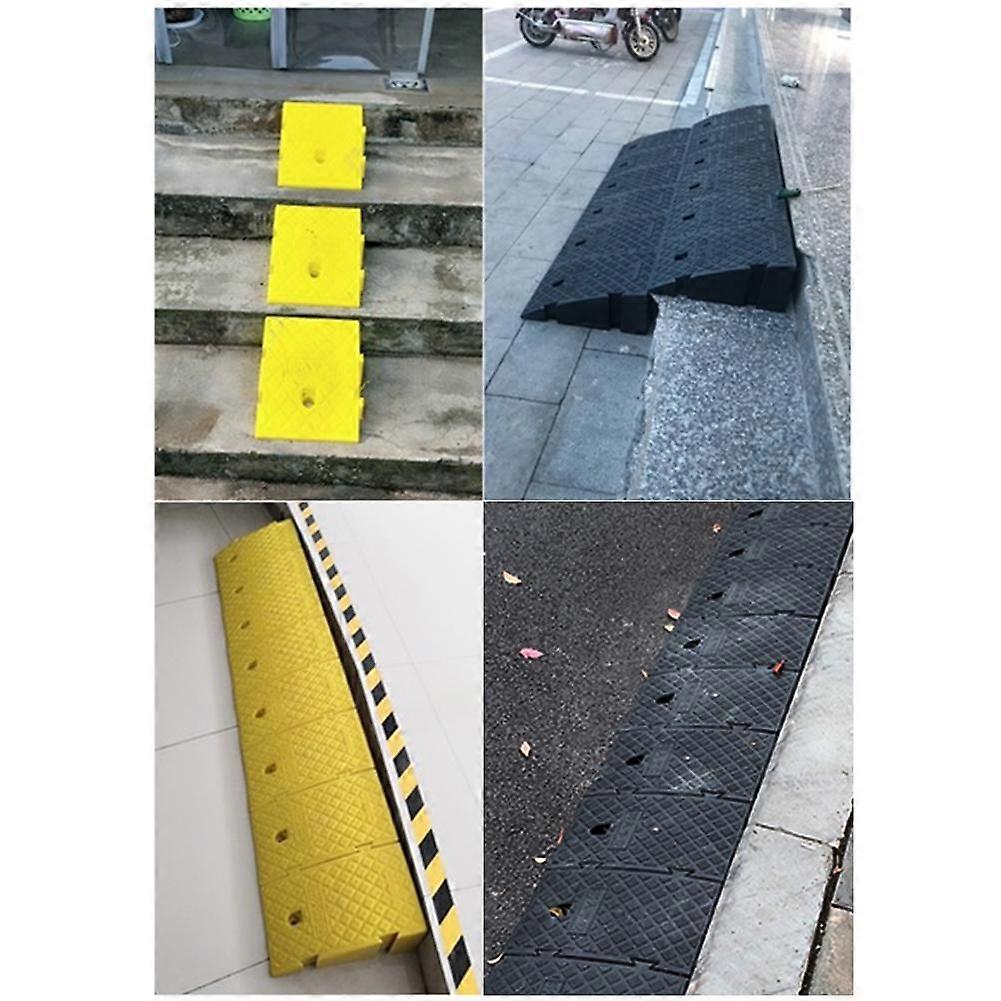 Portable Lightweight Curb Ramps Heavy Duty Plastic Threshold Ramp Mat ...