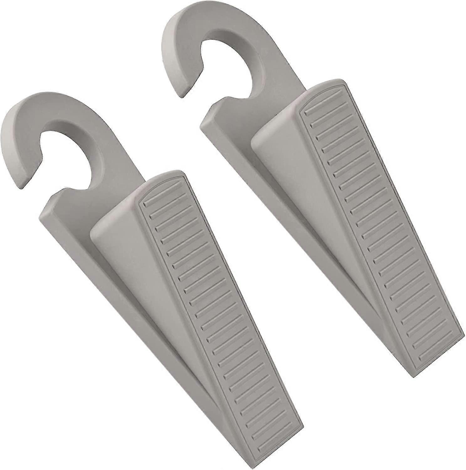 Rubber Door Stop Wedge Door Stopper - Heavy Duty Hook Type Doorstops ...