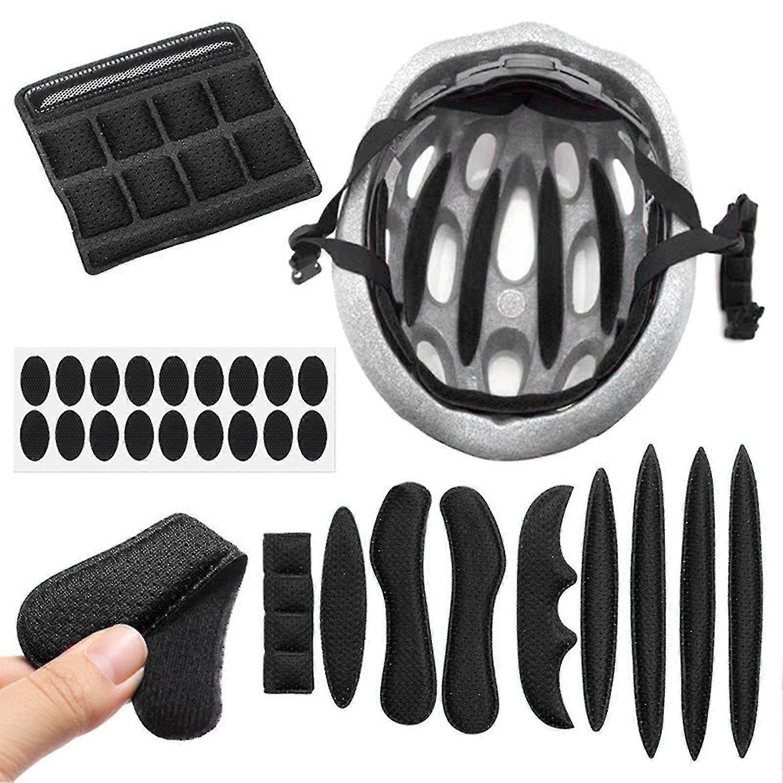 27pcs/set Ultralight Helmet Pad Universal Removable Anti-collision ...