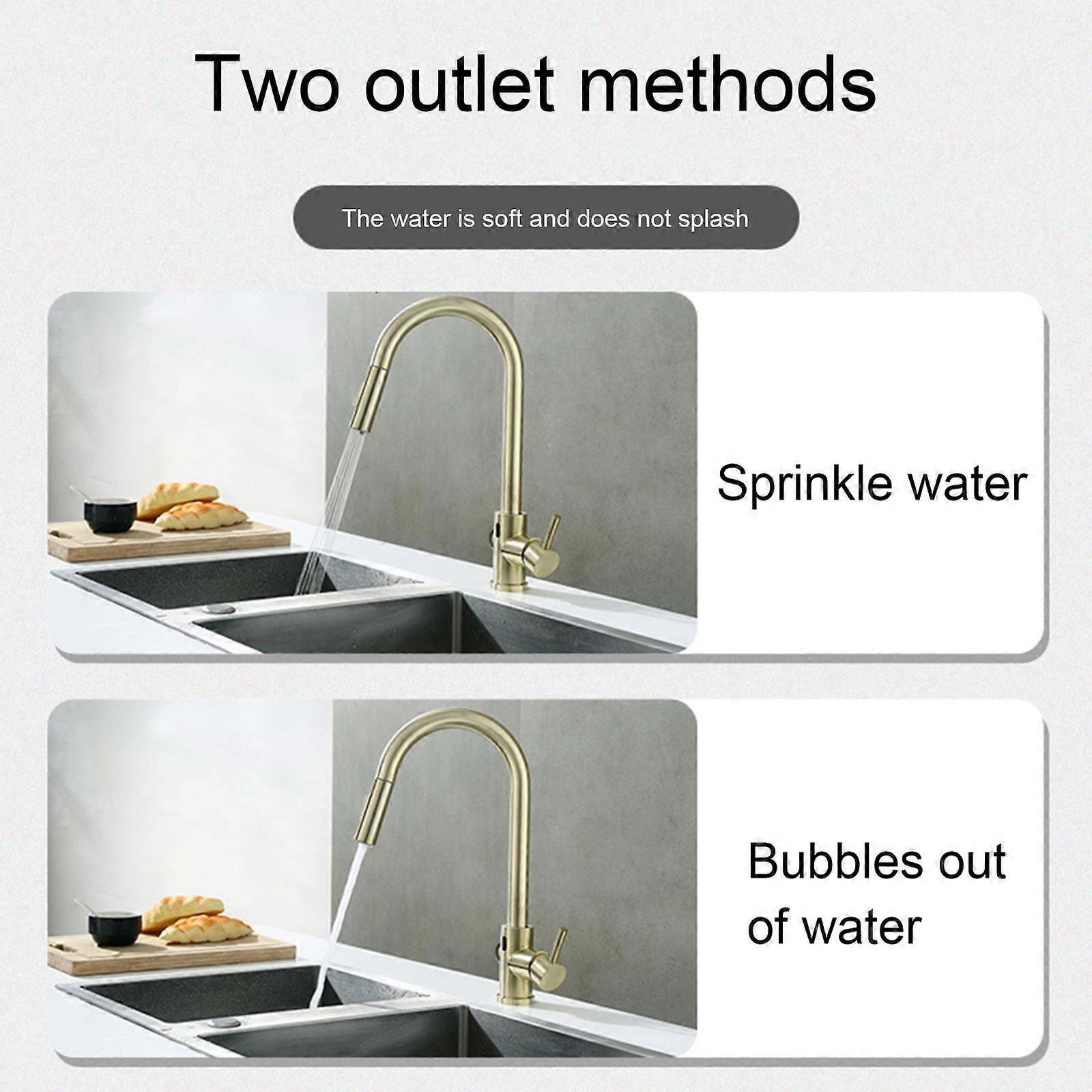 Touch Control Tap Faucet Sensor Kitchen Faucets Sink Sprinkler Water ...