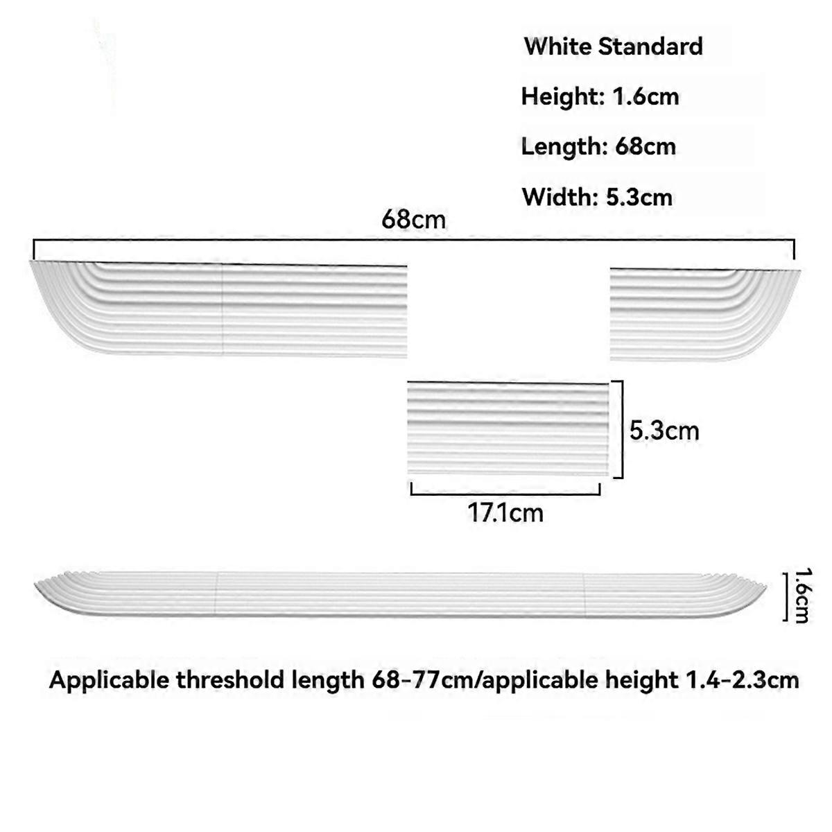Floor Sweeper Threshold Bars for Threshold Length 68-77cm/Height 1.4-2 ...