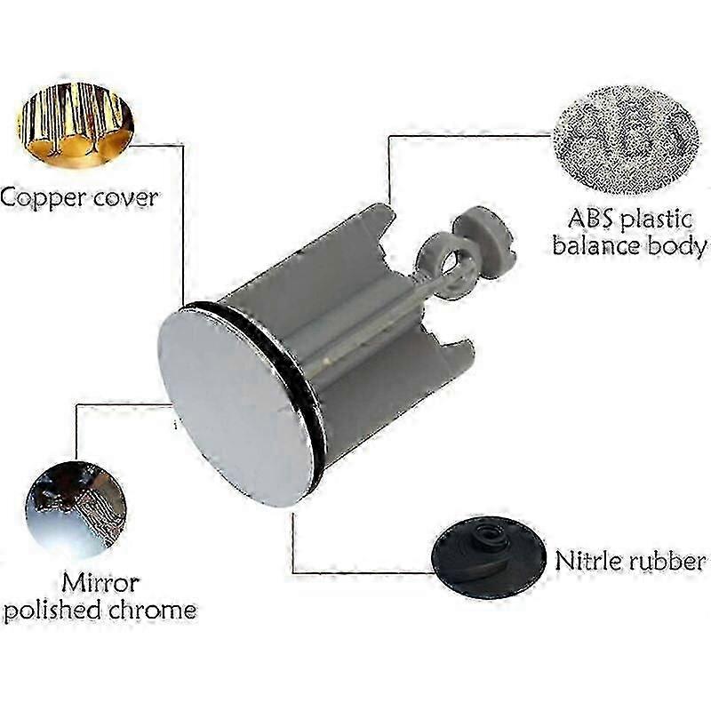 Adjustable Height Universal Basin Drain Stoppers 40mm Stainless Steel ...