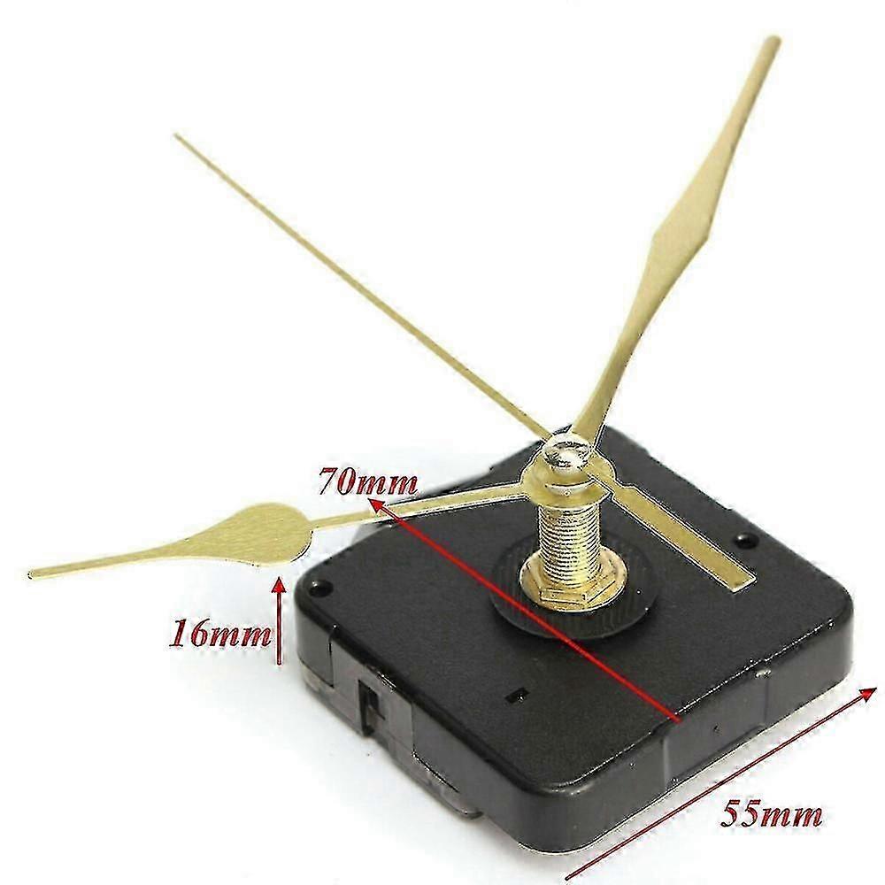10pcs DIY Silent Movement Spindle Hands Quartz Clock Mechanism Repair ...