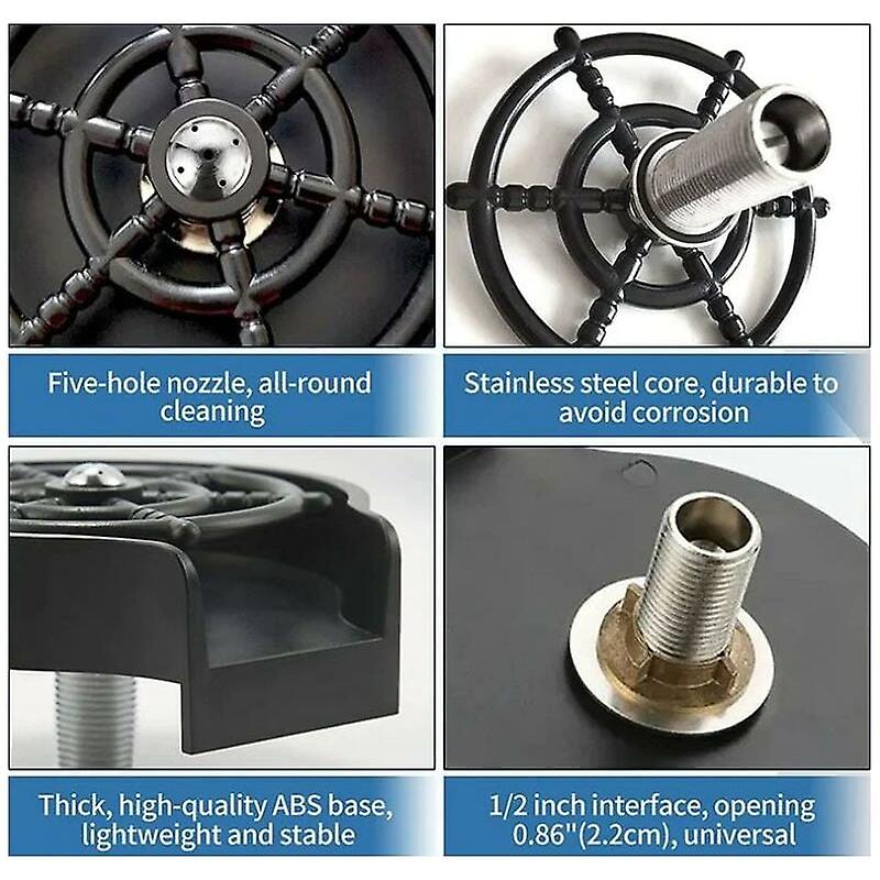 Monoblock Sink Glass Washer, Kitchen Sink Glass Washer, Espresso ...