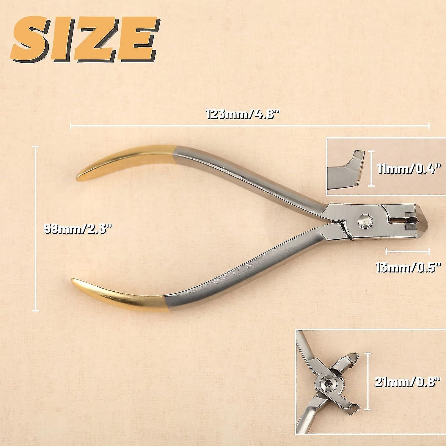 Dental Forceps Orthodontic Wire Distal End Plier Bracket Brace Remover ...