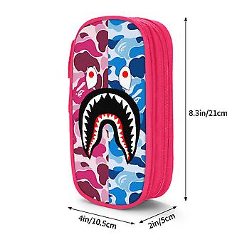 Bape Shark Camo Big Capacity Pencil Case, Large Storage Pencil Pouch ...