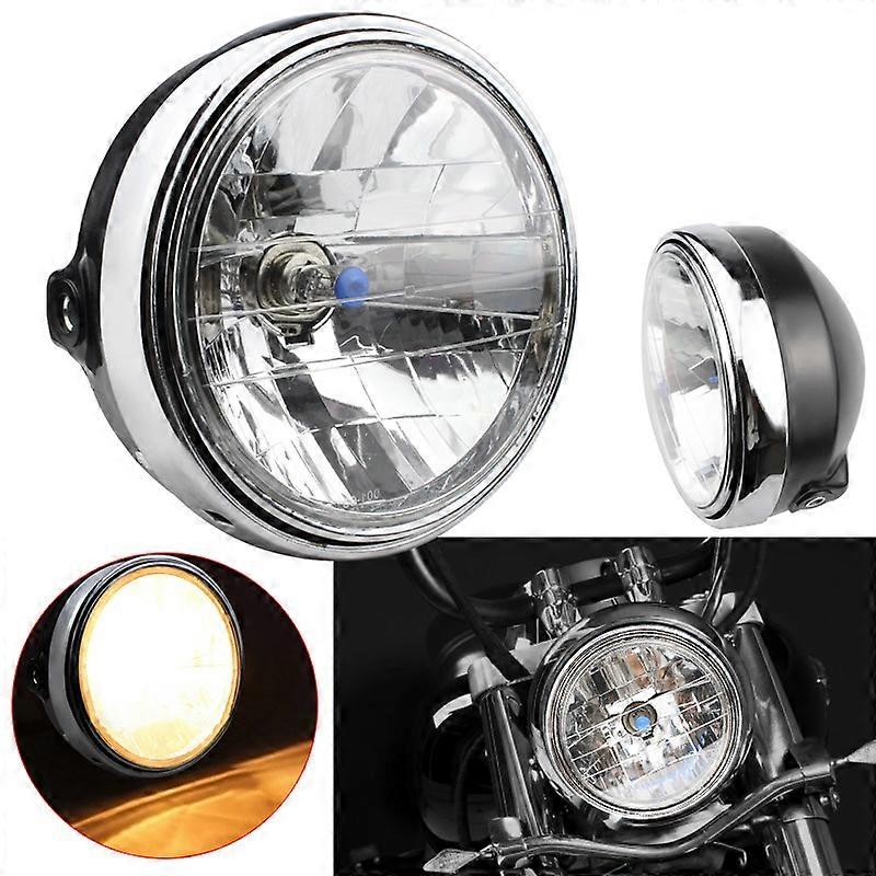 One Piece Motorcycle Harley Motorbike LED Headlight Refitted Elliptical ...