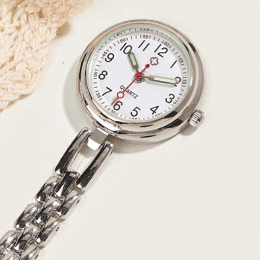 Butterfly Nurse Watch Fashion Clip-on Pendant Hanging Clock Watches ...