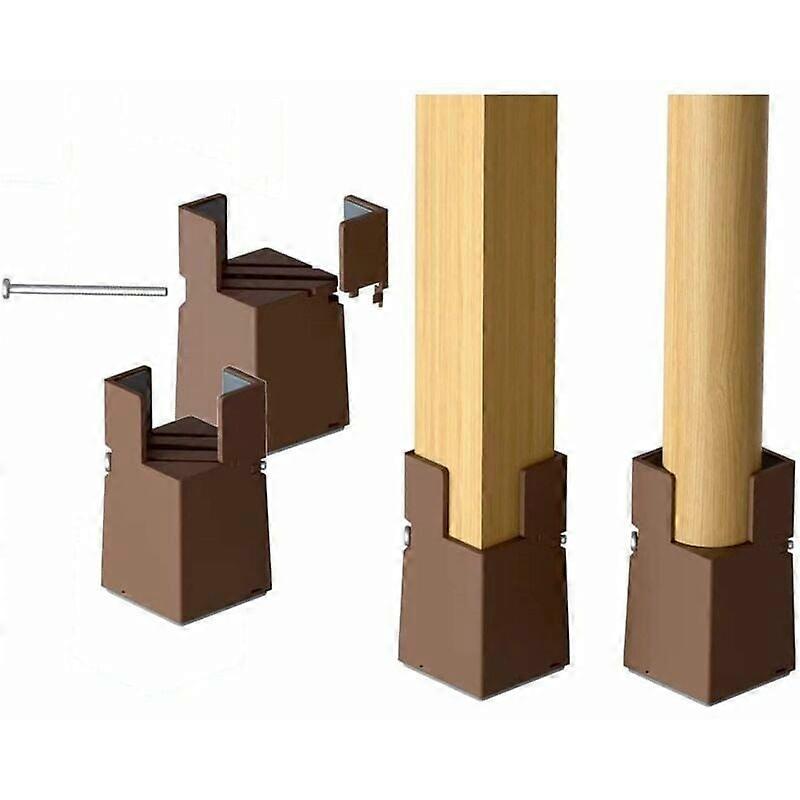 Set of 4 Adjustable Bed Risers from 22-42mm - Feet for Chairs, Tables ...
