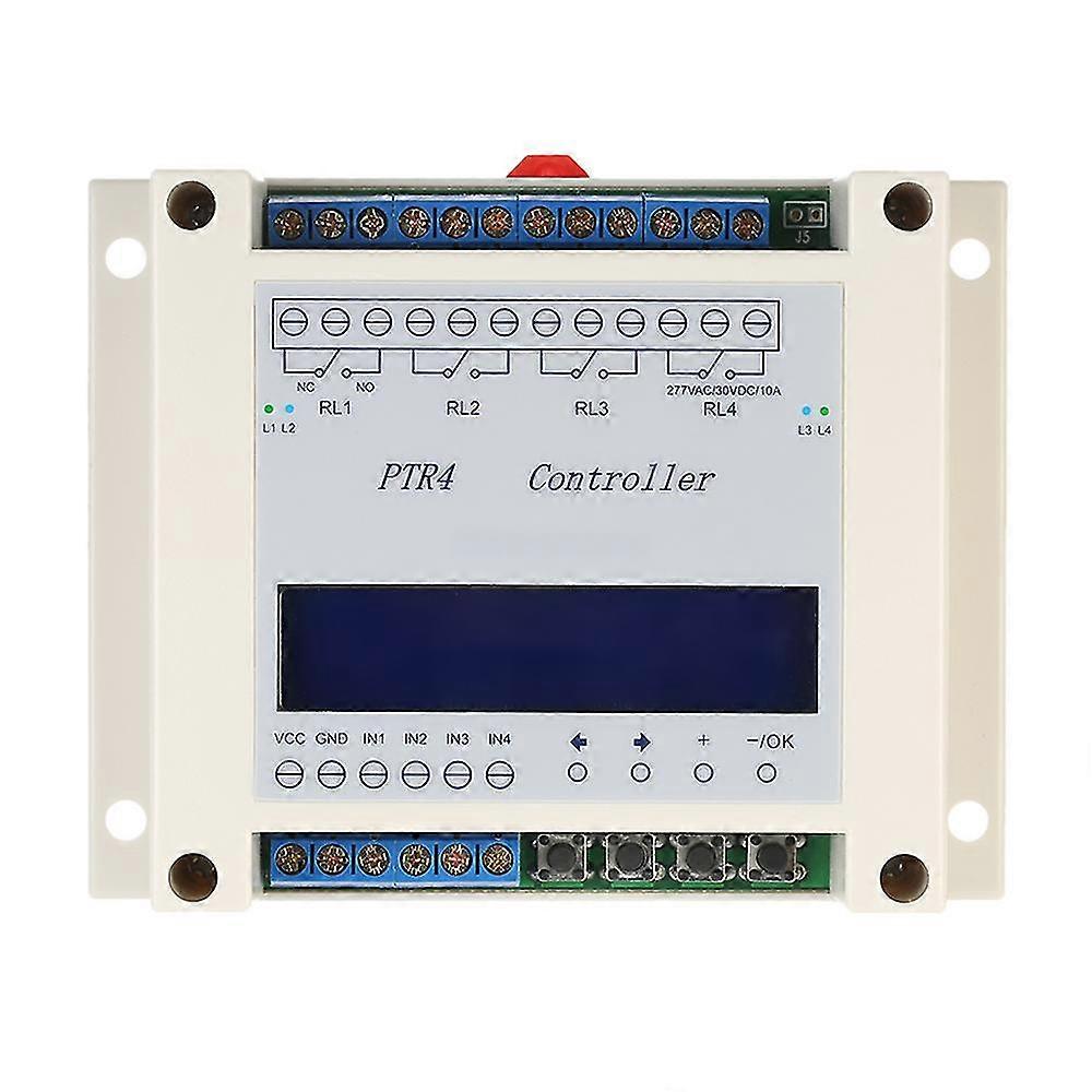 DC6-40V 4-Channel Programmable Digital Time Relay Timer Controller Delay Switch Module ...