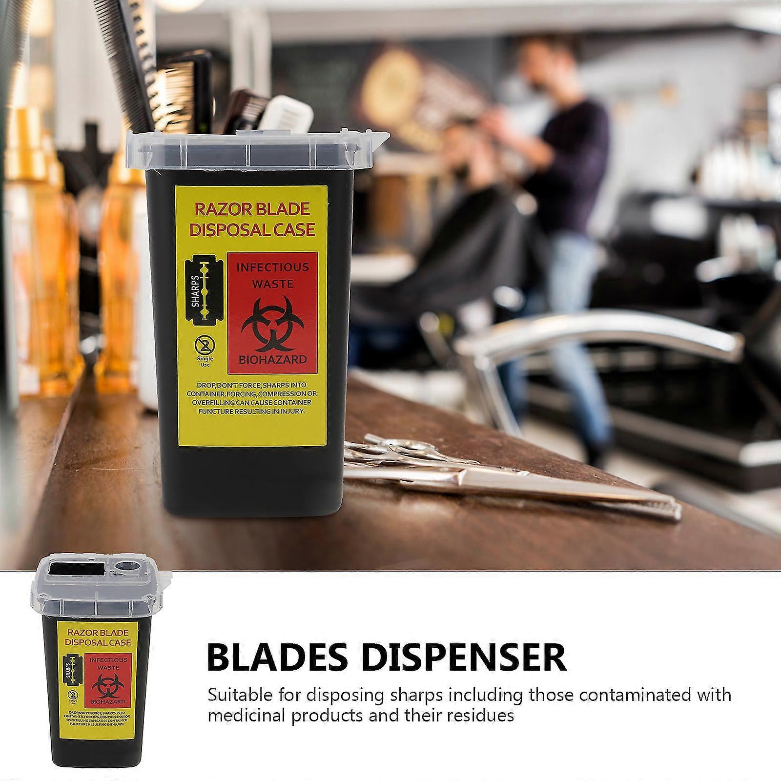 Blades Dispenser Razor Disposable Storage Case Barbershop Salon ...