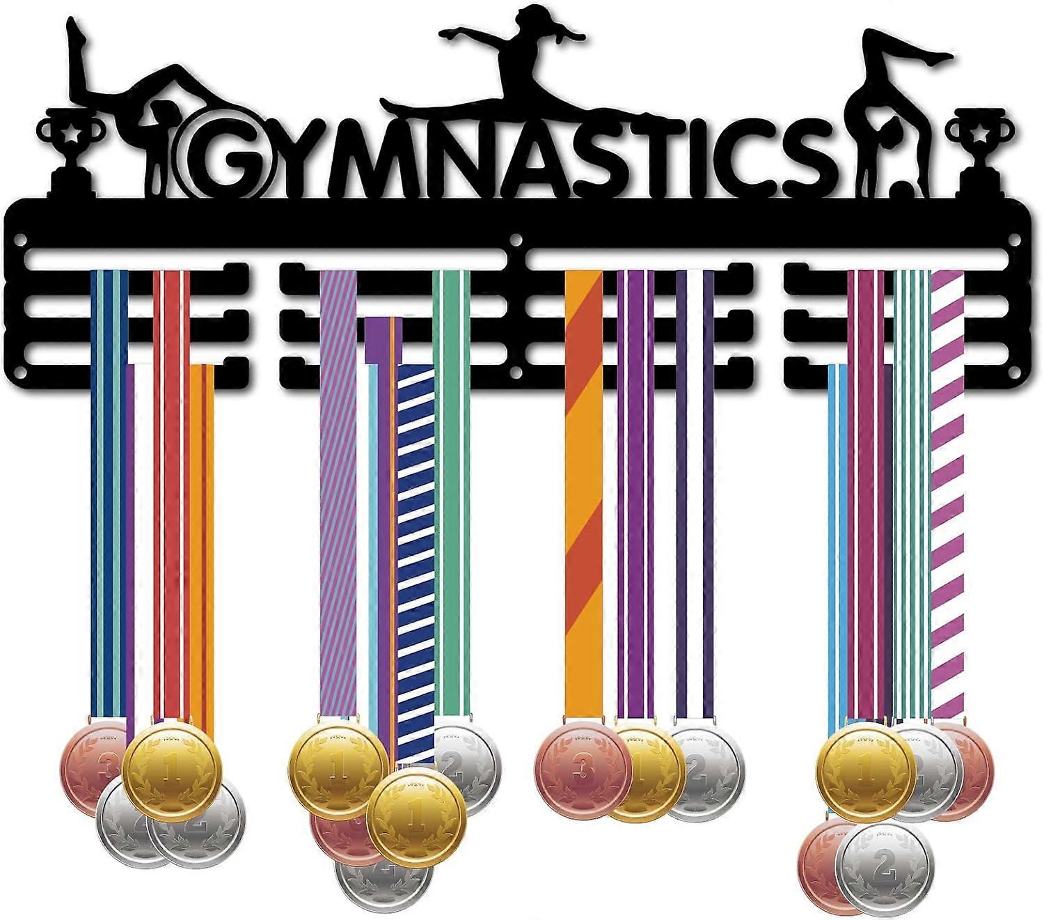 Gymnastics Medal Holder Hanger Black Metal Iron Medal Rack Organizer ...