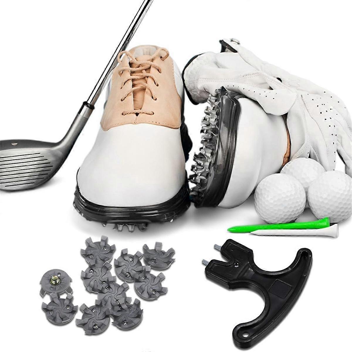 Golf Spikes Set Includes 30 Pcs Golf Cleats Replacement Golf Cleats ...