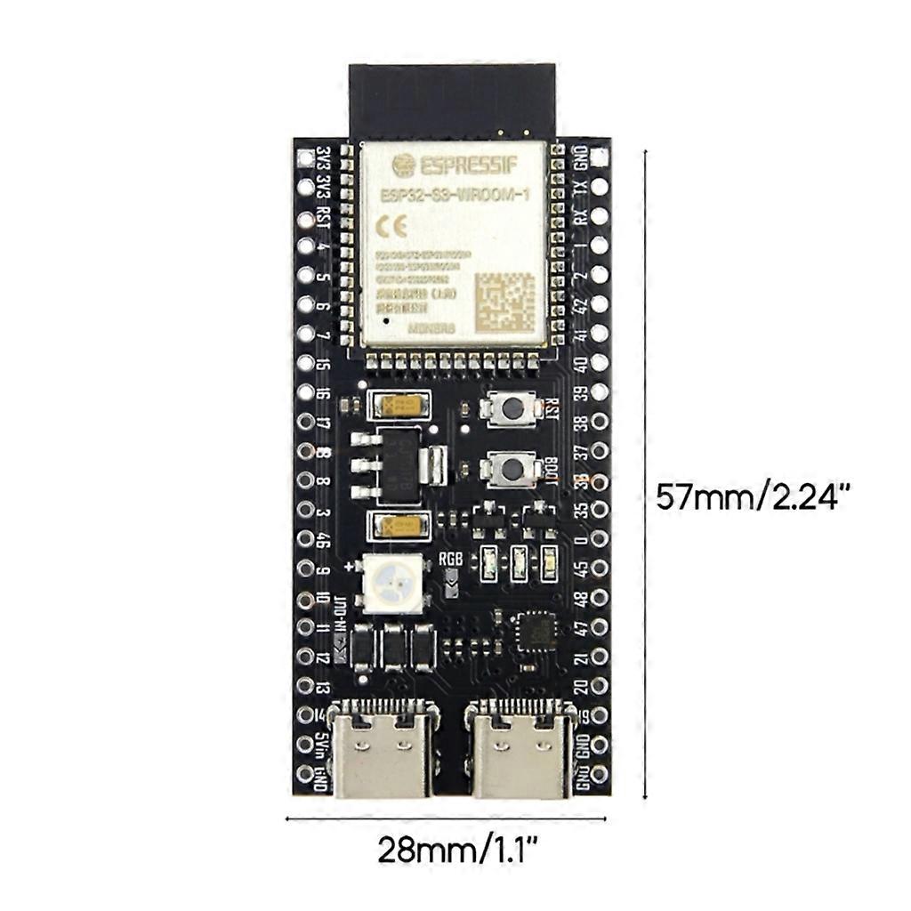 ESP32S3-DevKitC-1-N16R8 ESP32S3 Development Board ESP32S3-WROOM-1 Module WiFi BLE5.0 WROOM-1 ...