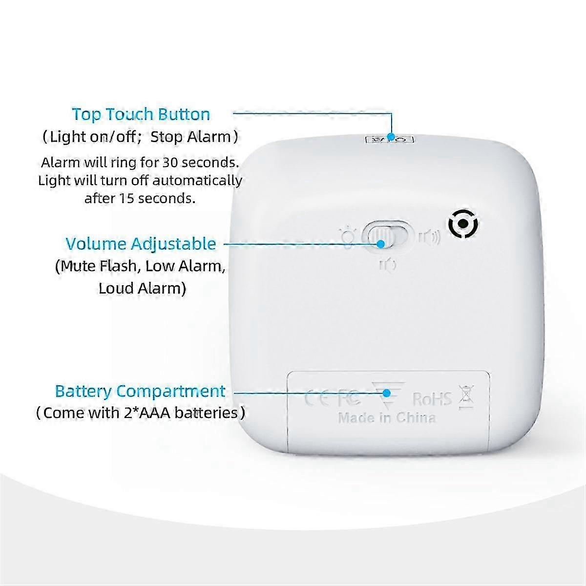 60-Minute Visual Timer with Night Light, Countdown Timer,Pomodoro Timer ...