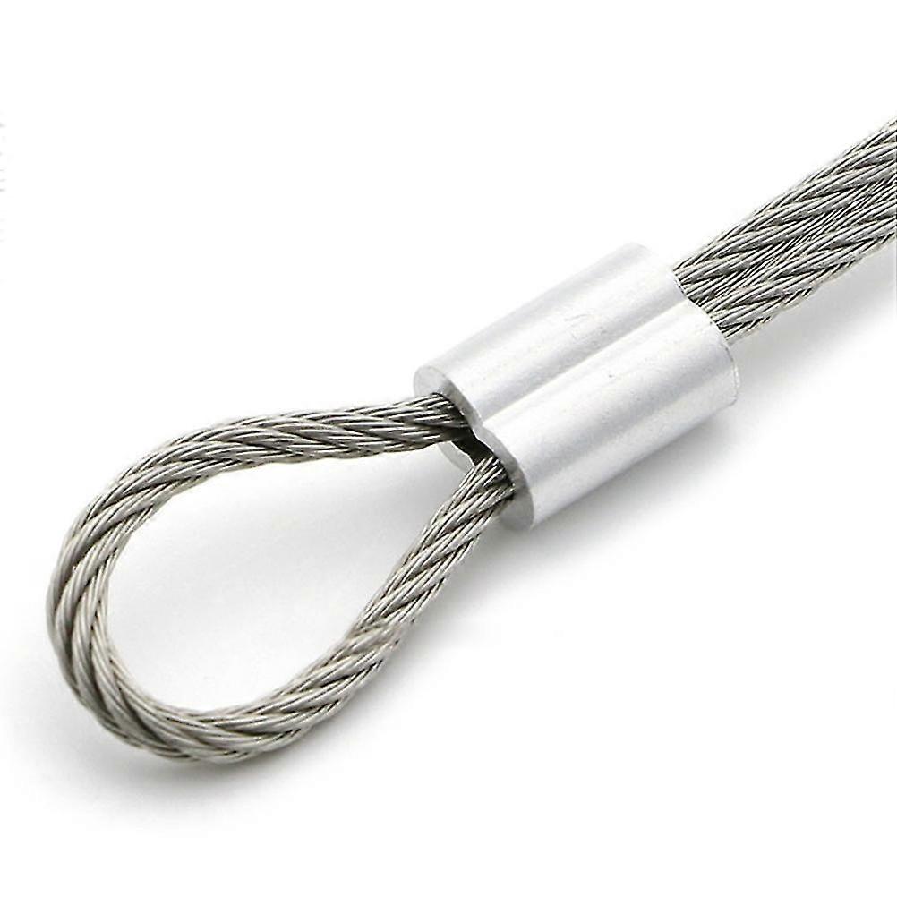 200 Pcs Wire Rope Cable Sleeve Ferrules Cable Aluminum Ferrules ...