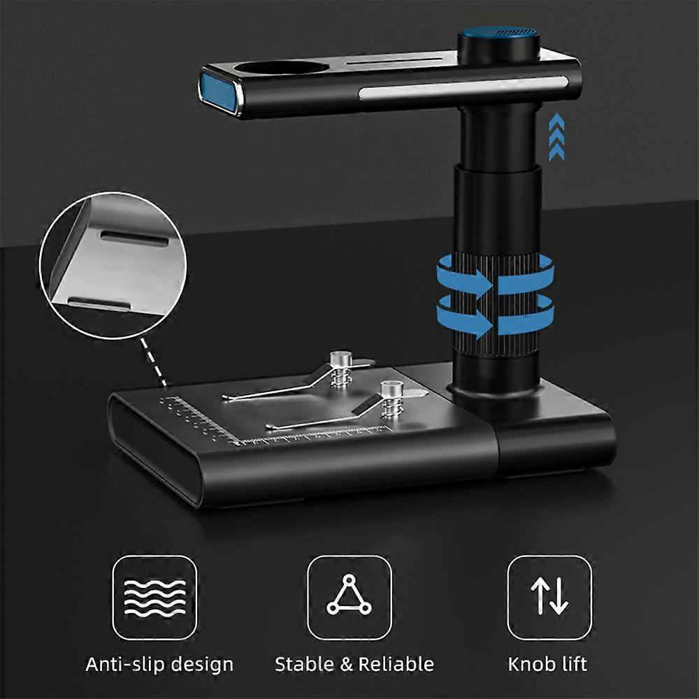 1200X Microscope with Stand Wireless WiFi Microscope Rechargeable ...