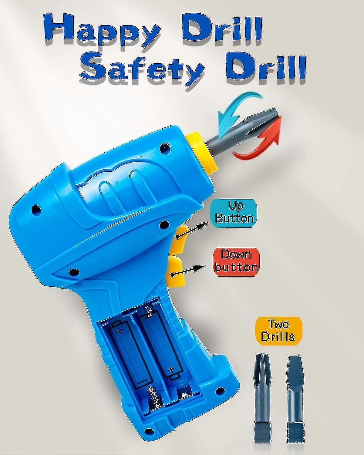 Play Pieces Drill Set Creative Drill Child's Power Drill And Screw Set ...