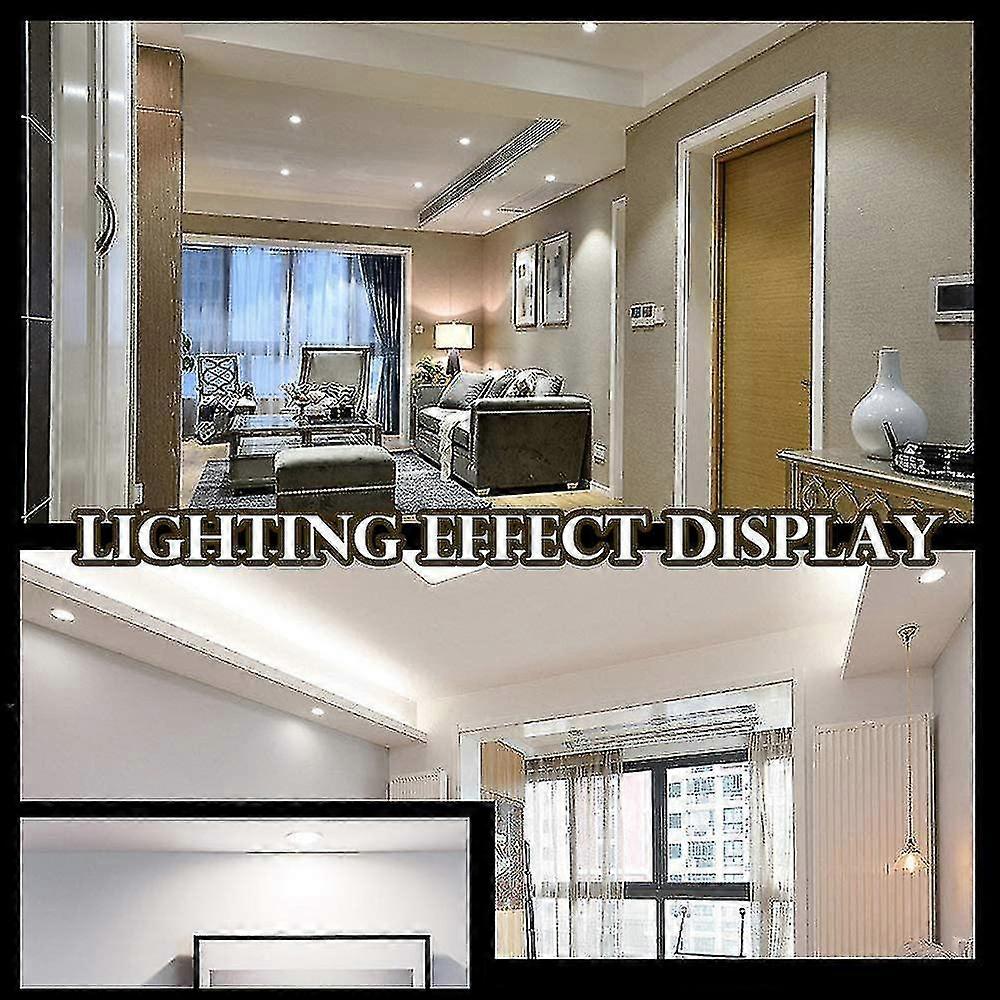 6 Pack Led 7w Cob Recessed Ceiling Light Lamp,ac 220-240v,warm White ...