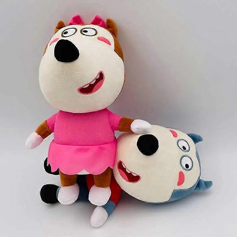 30cm Tecknad Wolfoo Plushie Anime Karaktär Lucy Wolf Plysch Leksak ...