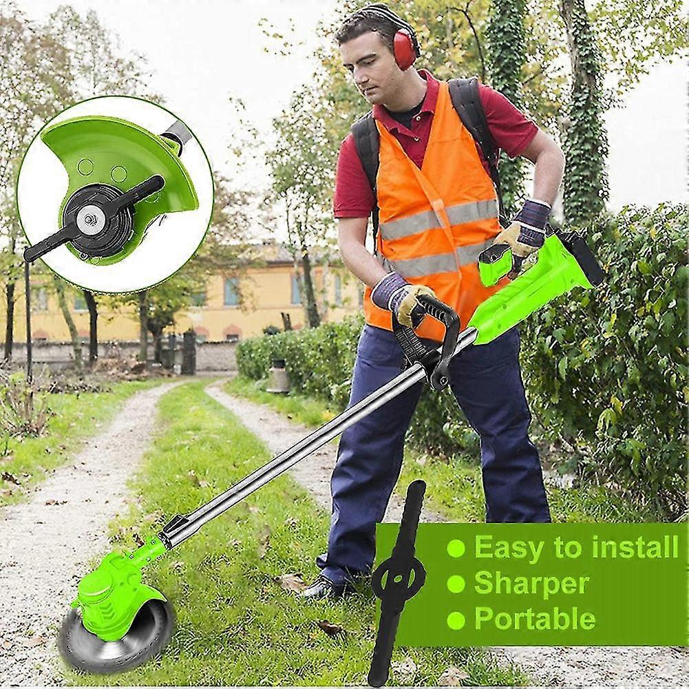 50pcs Plastic Grass Trimmer Blades Lawn Mower Blade Cordless Trimmer ...