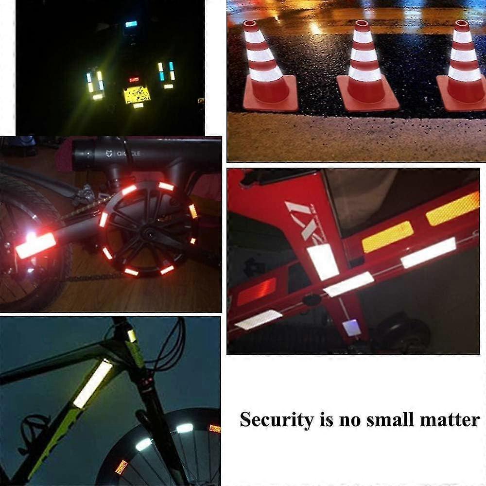 Reflective Tape, 2Pcs 5cm 1 Meters Reflective Tape Self-Adhesive ...