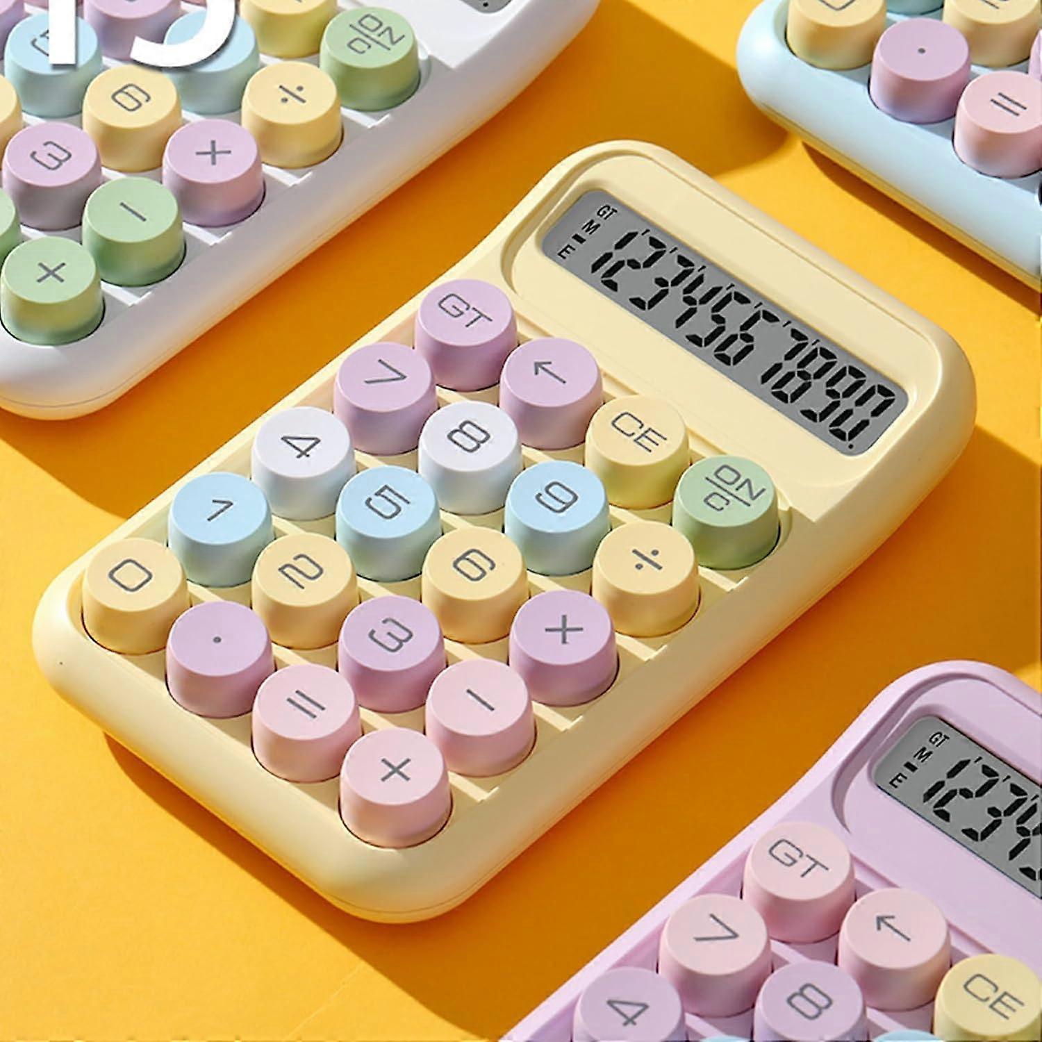 good Blue Standard Calculator 10Digits with Large LCD Display and Round ...