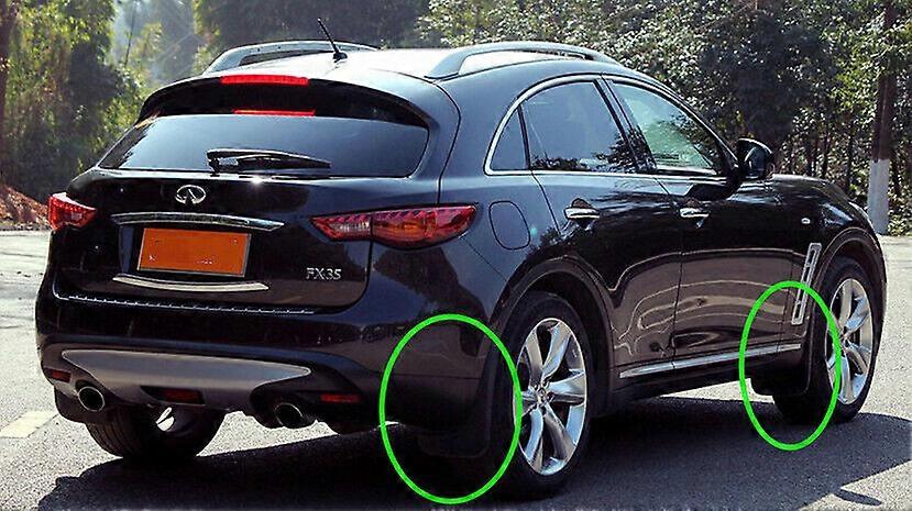 Set Splash Guards Mud Flaps For 2009-2021 Infiniti FX35 FX37 FX50 QX70 ...