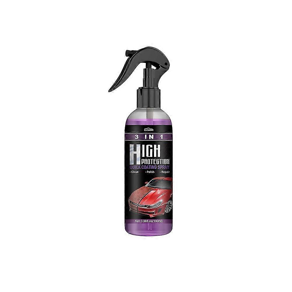 3 In 1 High Protection Quick Car Coat Ceramic Coating Spray Hydrophobic 100ml | Fruugo UK