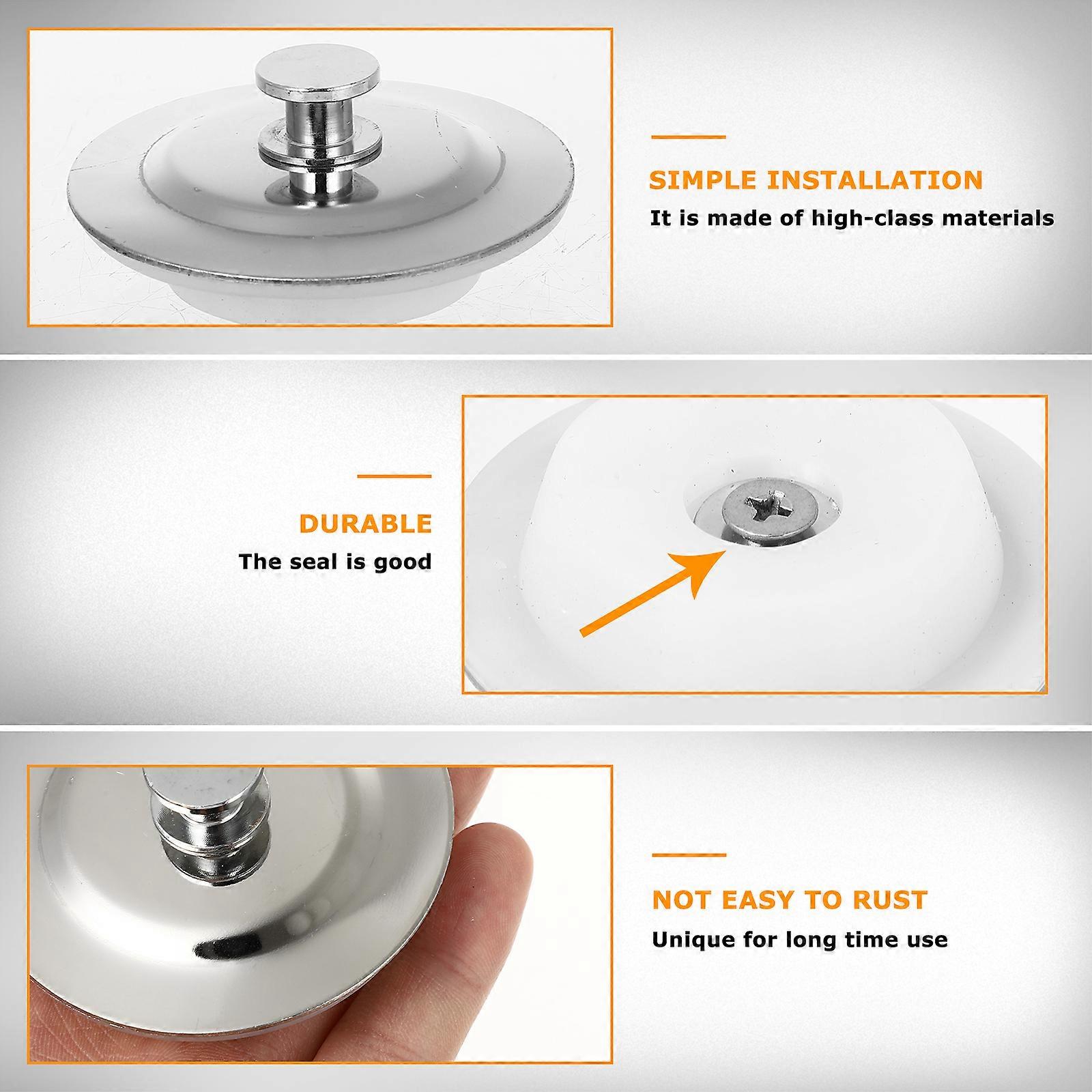 Metal Tub Bathtub Drain Cover Rubber Bathtub Stopper Bathtub Plug ...