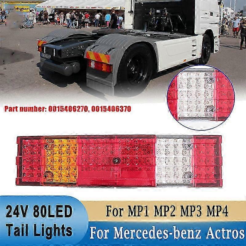 24V 80LED Tail Light for Mercedes-benz Actros MP1 MP2 MP3 MP4 Truck ...