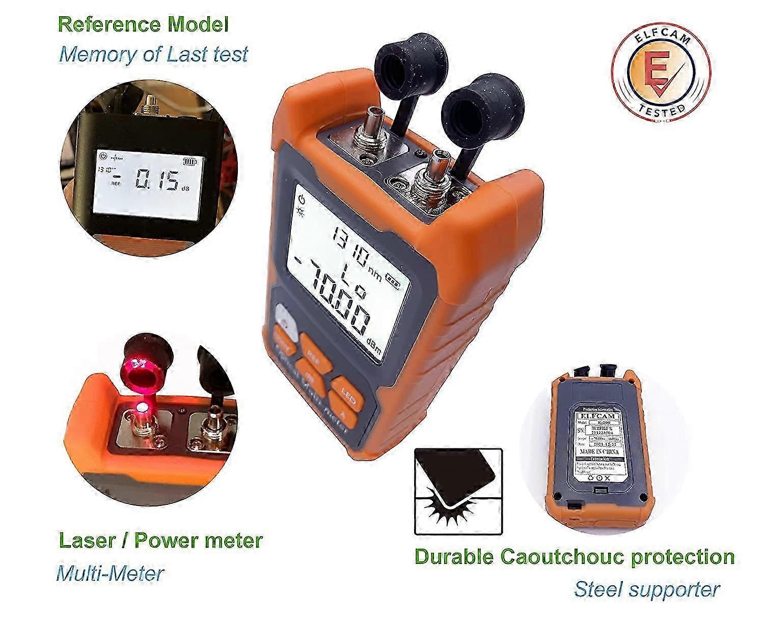 Portable Optical Multimeter E-200 Photometer with VFL, Test Range: -70 ...