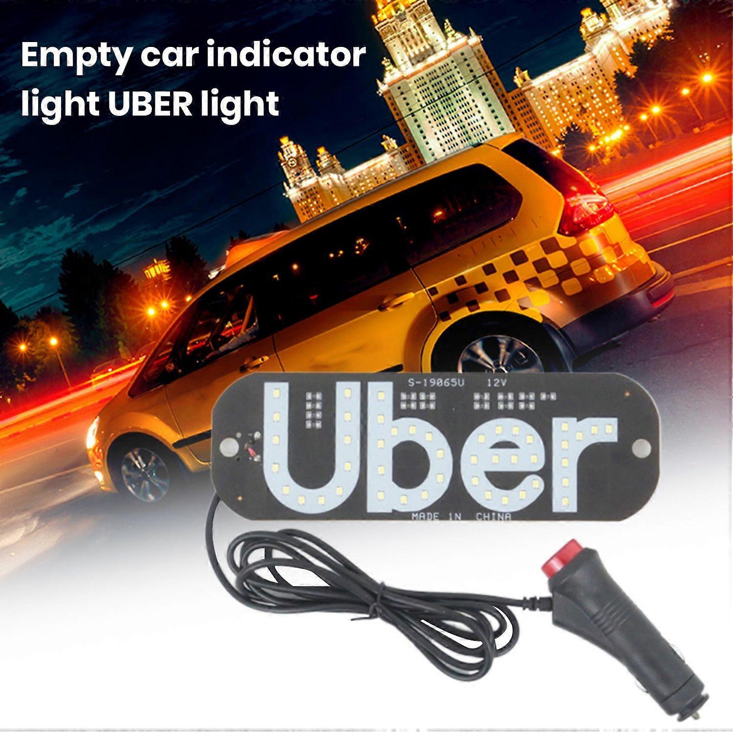 LED Car Light Sign Decoration with Suction Cups Super Bright Plug-Play ...