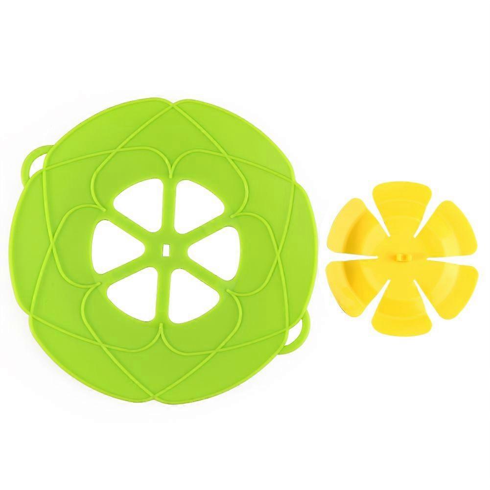 Kitchen Cooking Silicone Spill Stopper Lid Pan Pot Cover Overflows Boil ...
