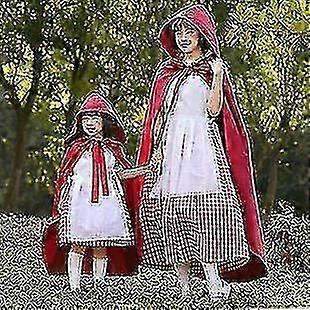 2024 Fairy Tale Little Red Riding Hood Performance Costume Halloween ...