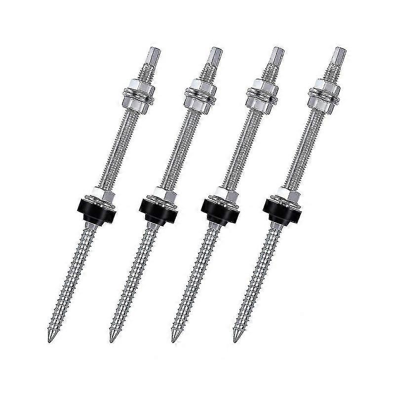 Hanger Bolts, M10 X 250 Mm, Pre-assembled, V2a, Height-adjustable, For ...