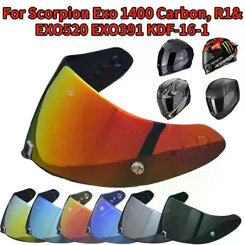 Helmets Visor For Scorpion Exo 1400 Carbon, R1 & EXO 520 391 Motorcycle ...