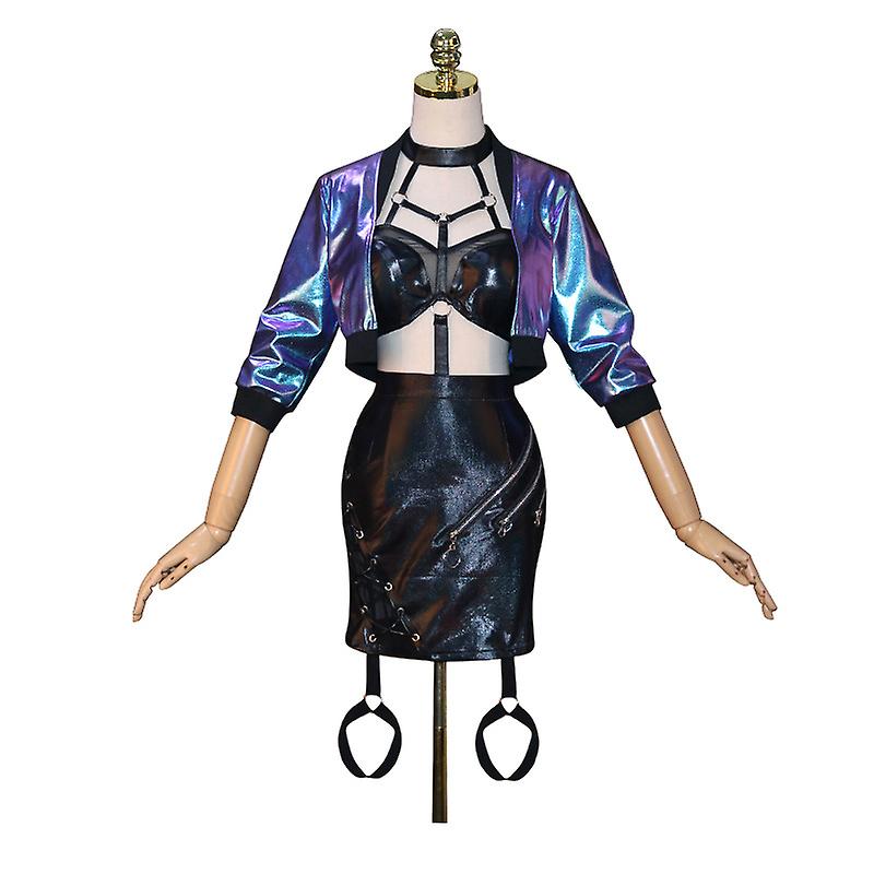 Lol Kda Cosplay Costume Evelynn Cosplay Costume Femmes Sexy Kda All Out ...