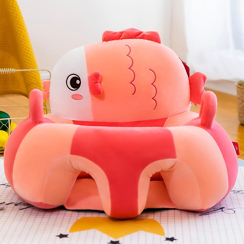 Animal Shaped Kids Learning Sitting Chair Cover Support Sofa Infant ...