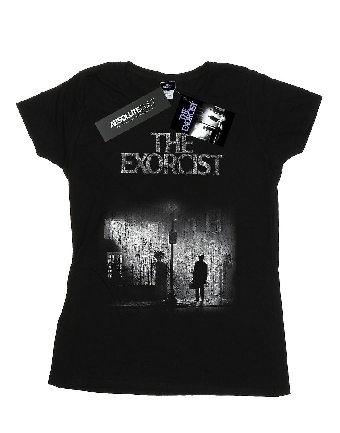 The Exorcist Women's Mono Distressed Poster T-Shirt | Fruugo UK