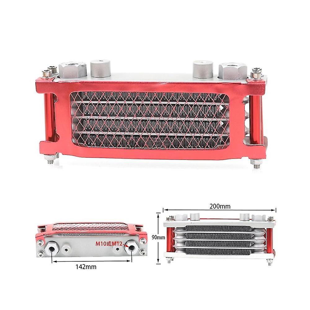 M12 Interface Radiator Aluminium Cooling System For 50-160cc Motorcycle ...