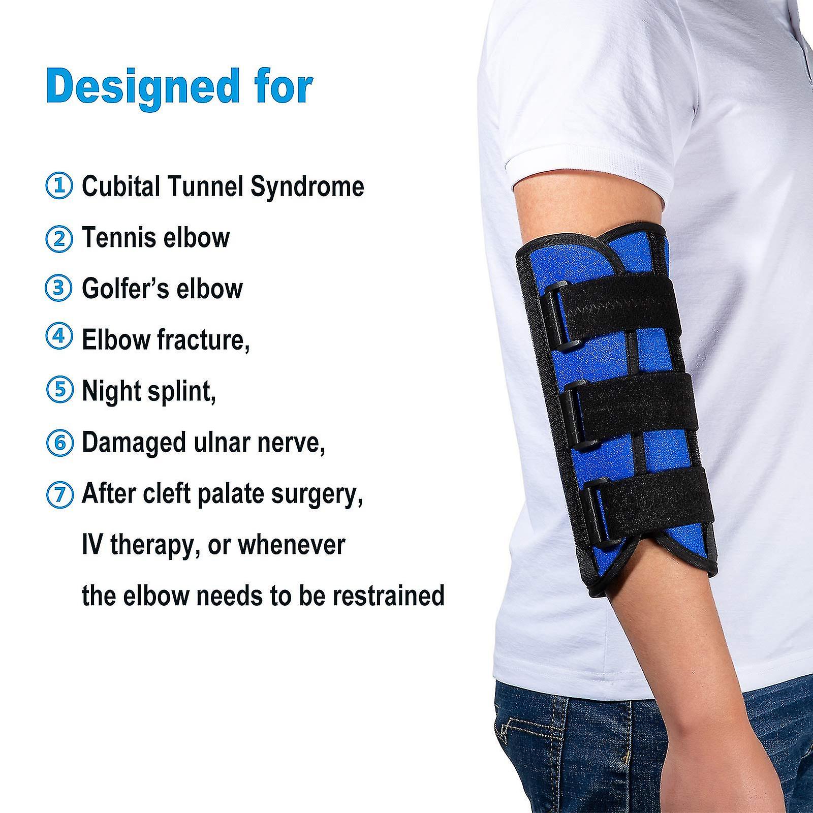 Elbow Brace, Night Splint Support for Cubital Tunnel Syndrome and Ulnar ...