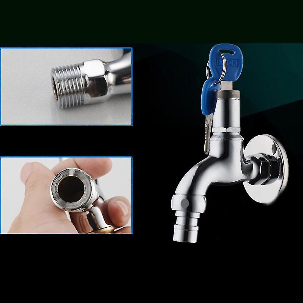 Lockable Outdoor Garden Public Place 1/2inch Faucet Metal Water Tap ...