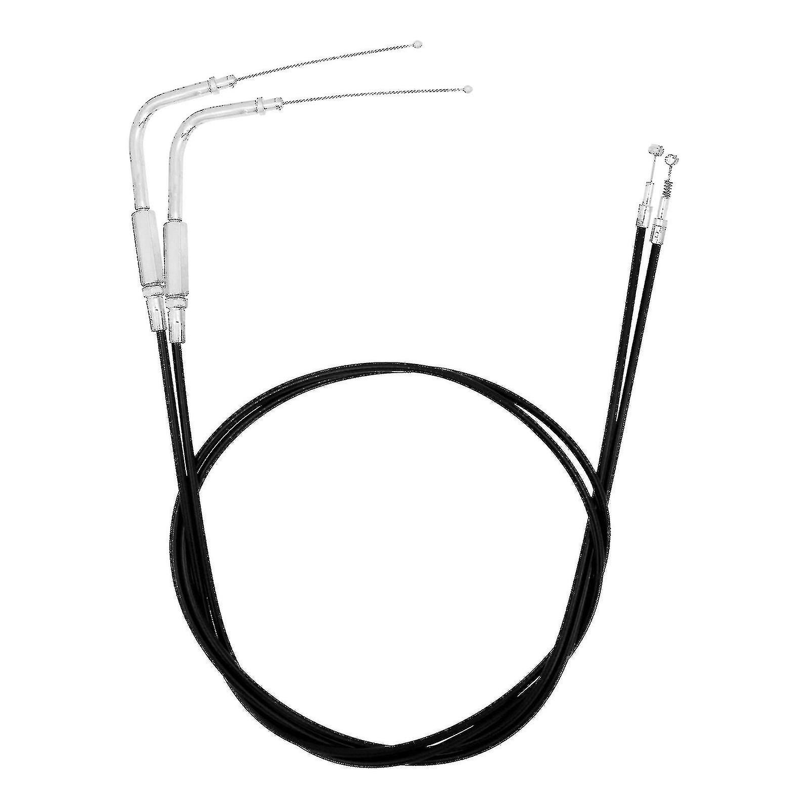 Motorcycle Lengthened Throttle Cable Wires Clutch Line For Harley Touring Road King Heritage ...