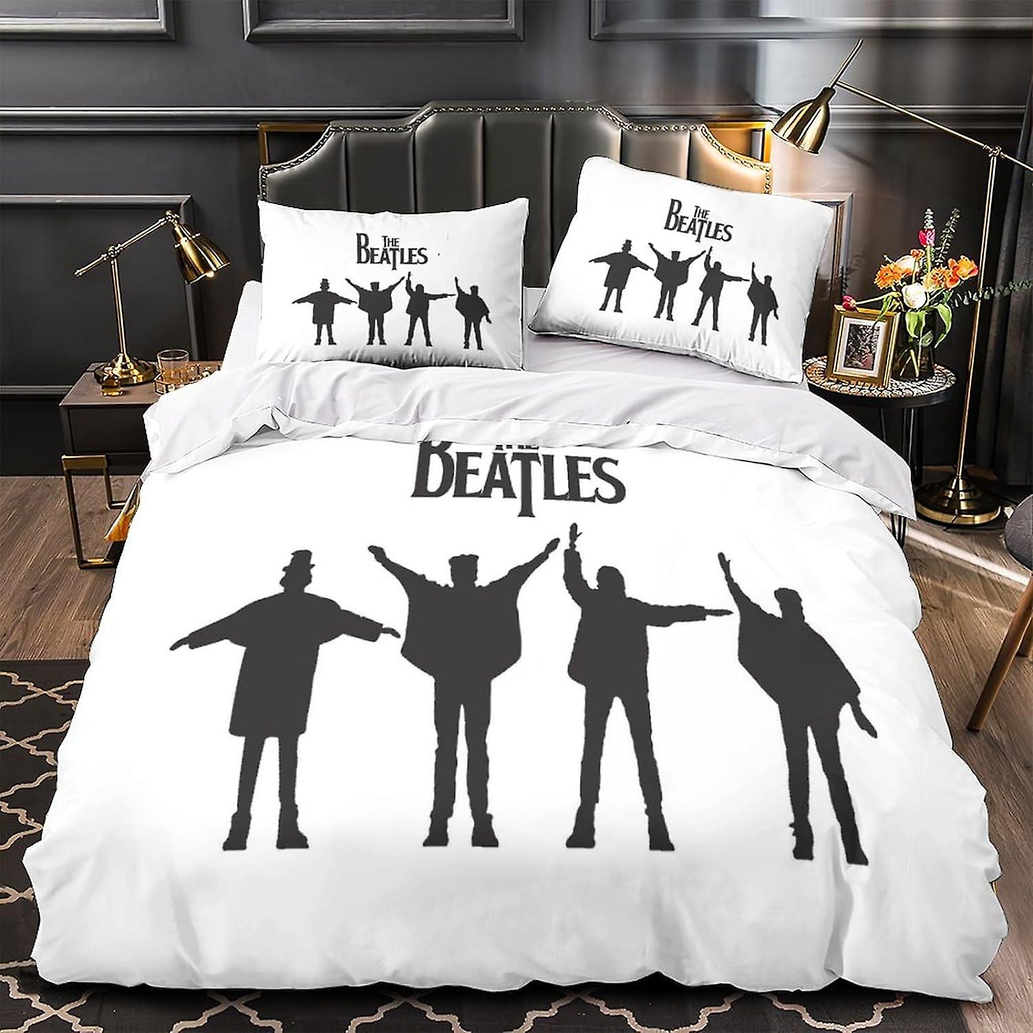 The Beatles 3D Print Bedding Set,Duvet Cover Set for Kids Boys,Rock ...