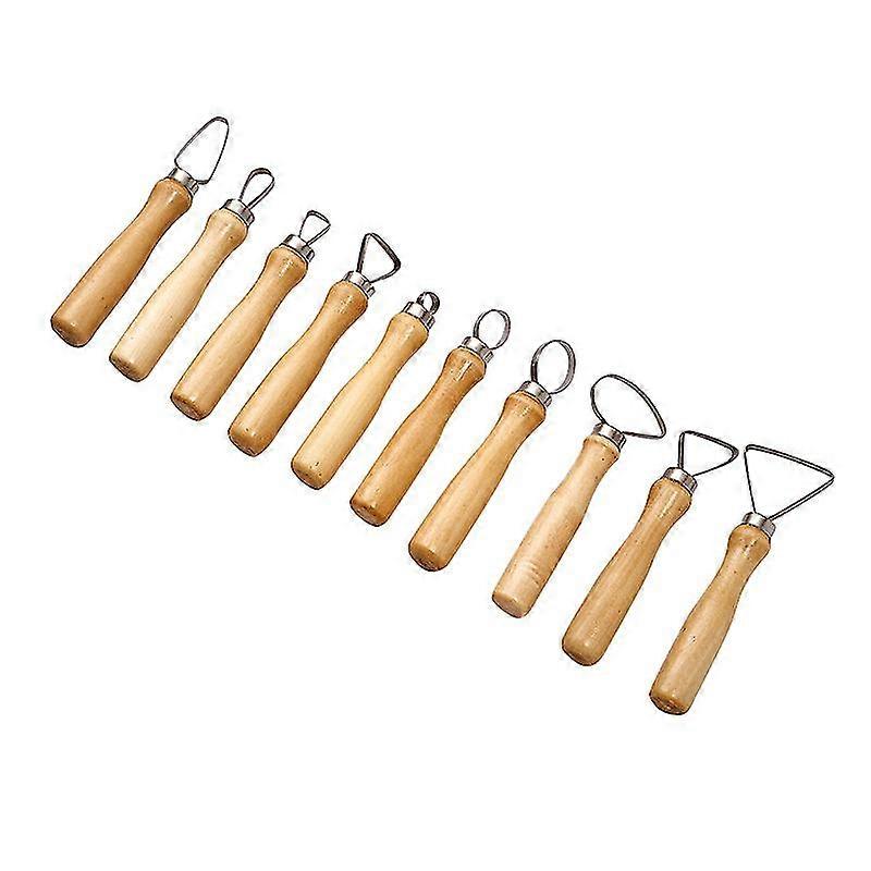 Diy Model Tools 10-Piece Set Of Art Pottery Big Head Knife Pottery Clay ...